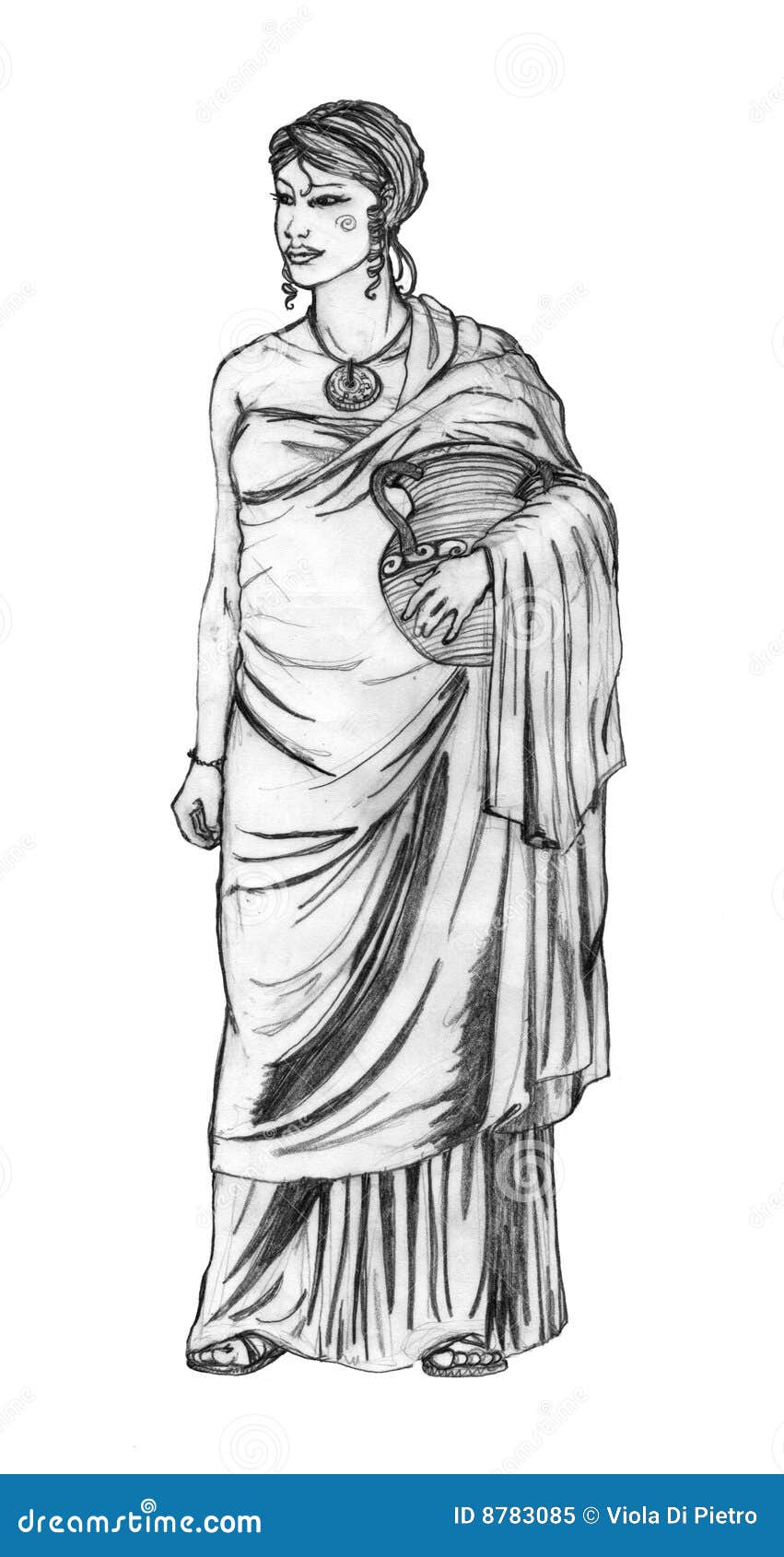 Ancient roman costume stock illustration. Illustration of clothes - 8783085