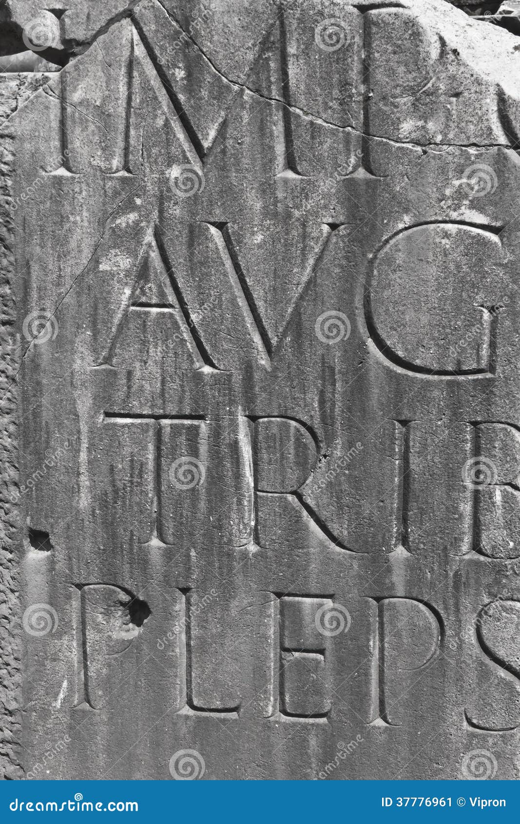 Ancient Roman Engraving Stock Image - Image: 37776961