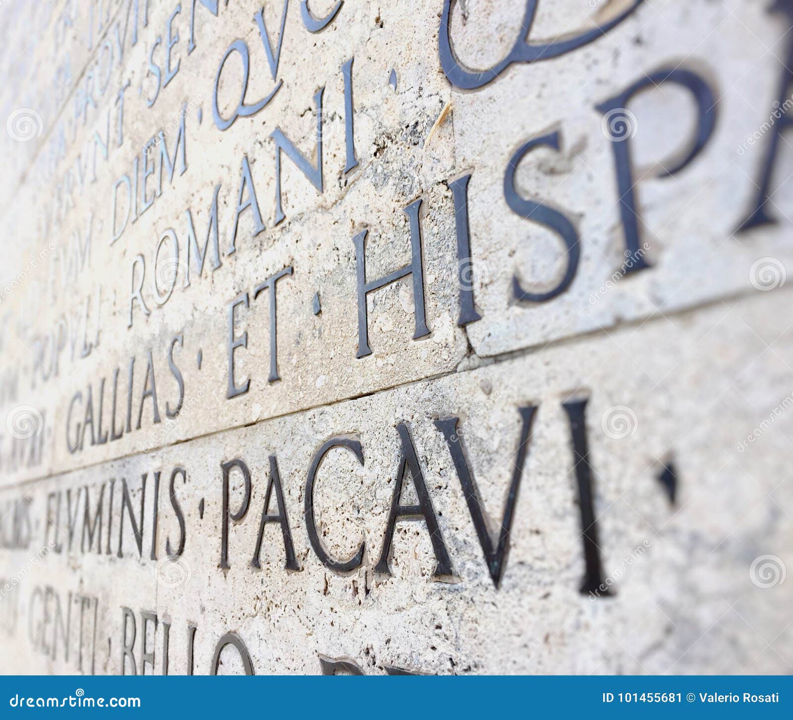 Ancient roman epigraph stock image. Image of language - 101455681