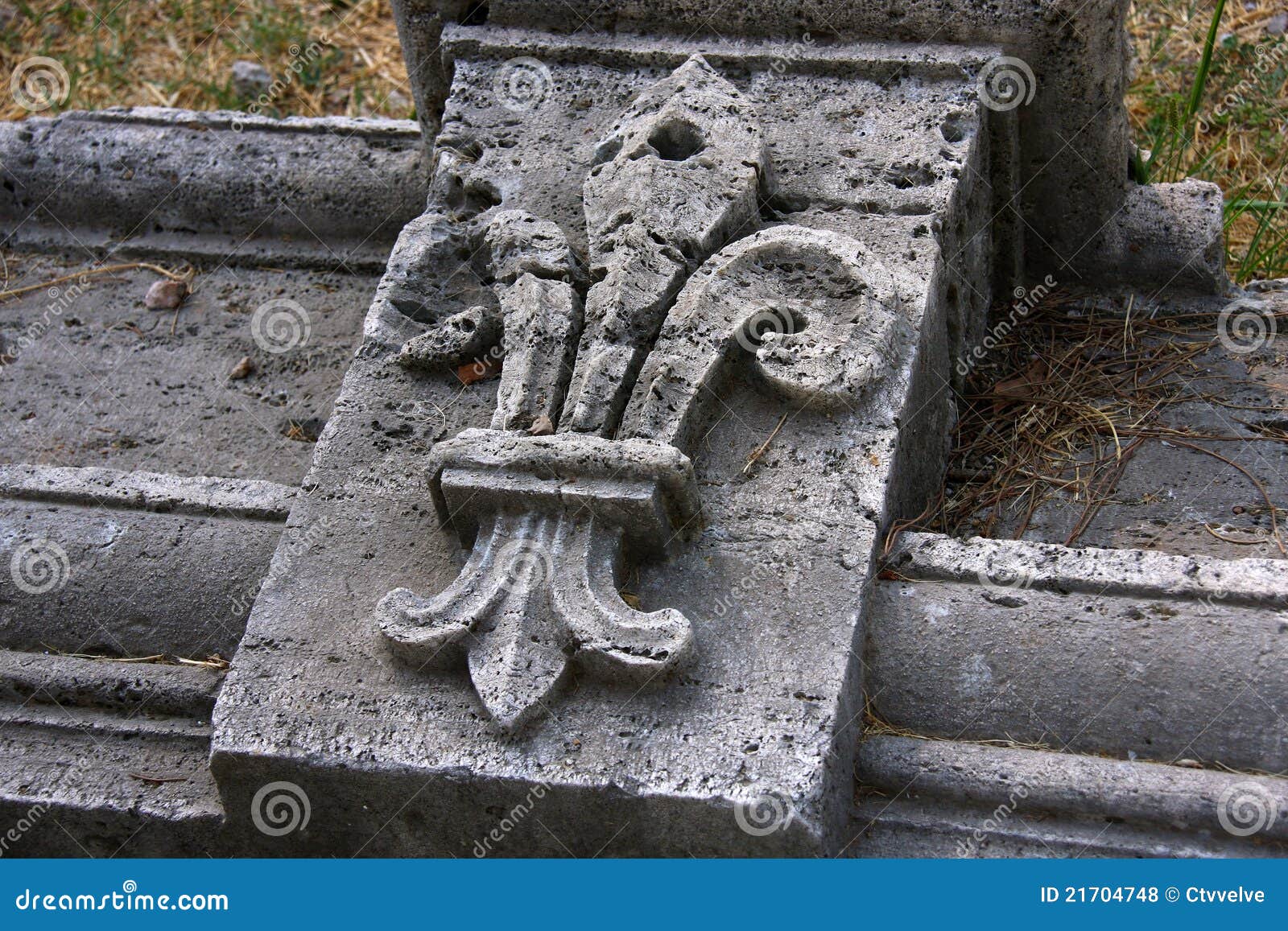 Ancient Roman Flower Relief Stock Photo - Image of flora, crack: 21704748