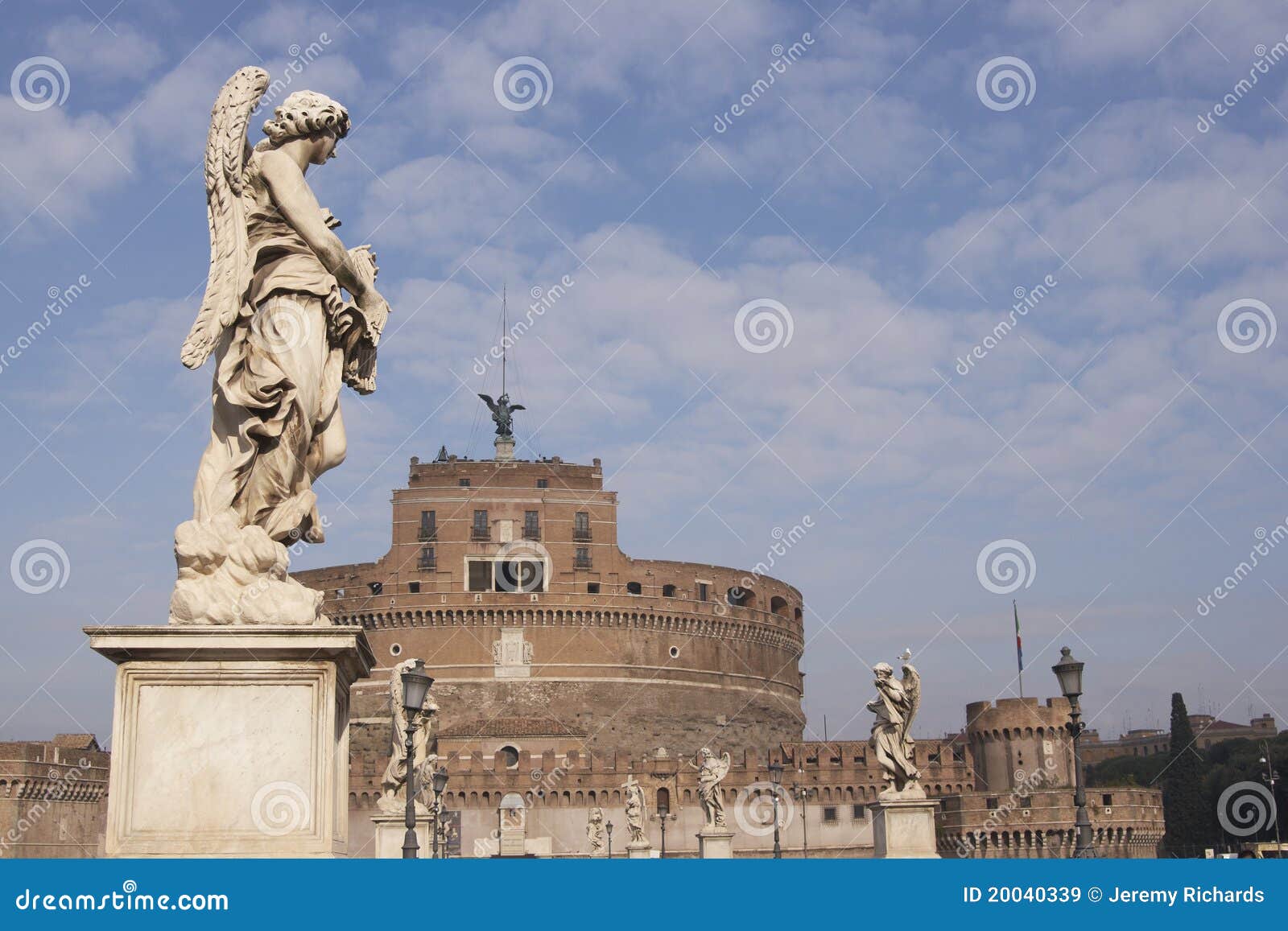 Ancient Roman Fort stock image. Image of european, attraction - 20040339