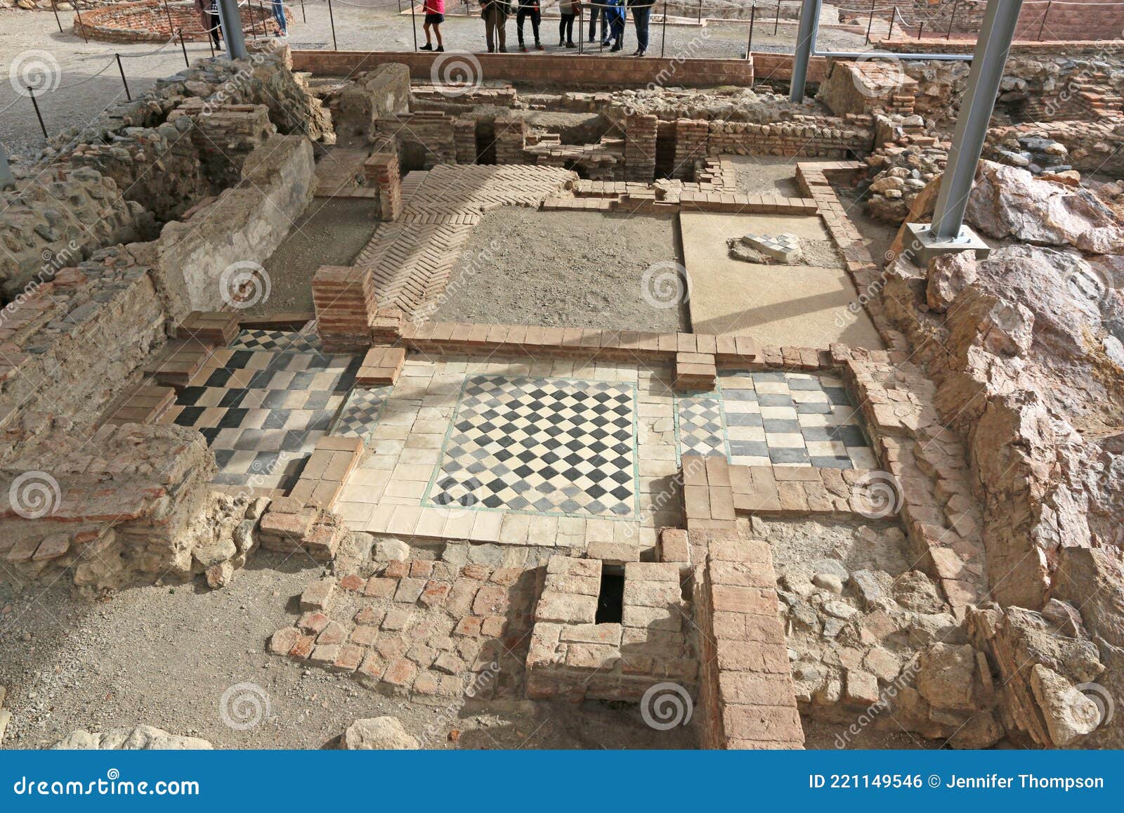 Ancient Foundations Of The House Or Church, Ruined City Royalty-Free ...