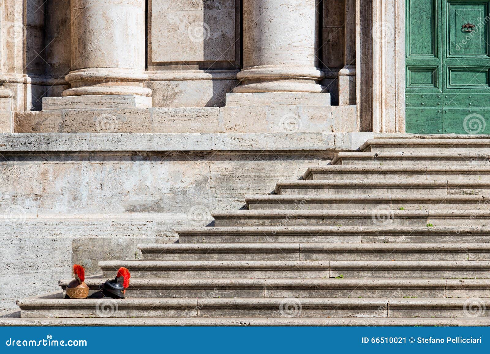 Roman Steps With Wild Flowers Stock Image | CartoonDealer.com #193602703