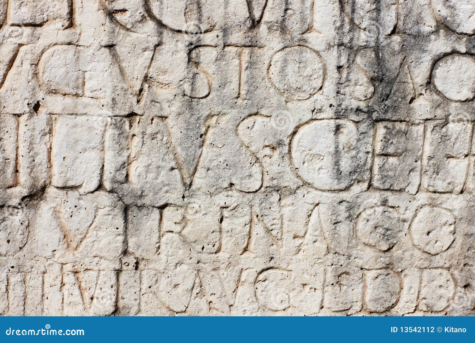 Ancient Roman Inscription stock photo. Image of italian - 13542112