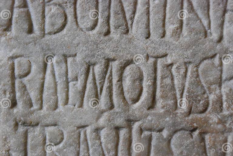 Ancient roman letters stock image. Image of rome, lettering - 40223461