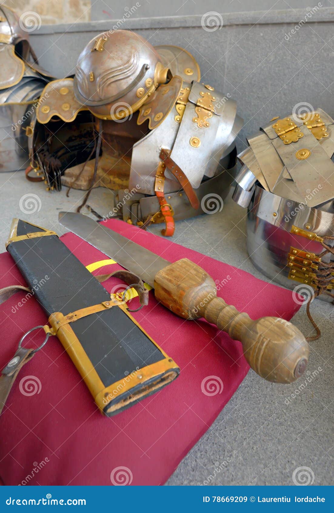 Roman Military Daggers On White Background Stock Photo | CartoonDealer ...