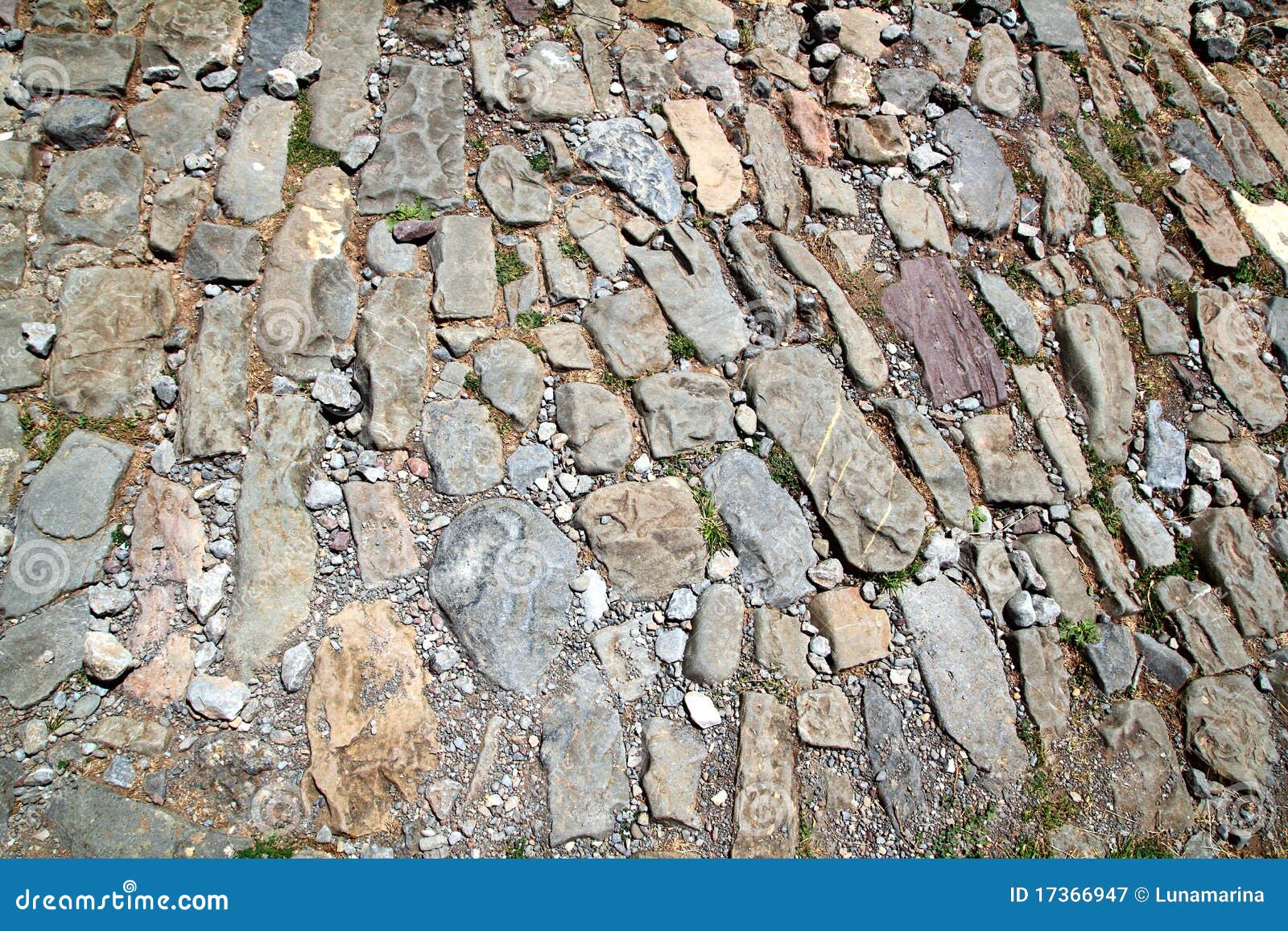 Ancient Roman Pavement in Way of Saint James Stock Image - Image of ...