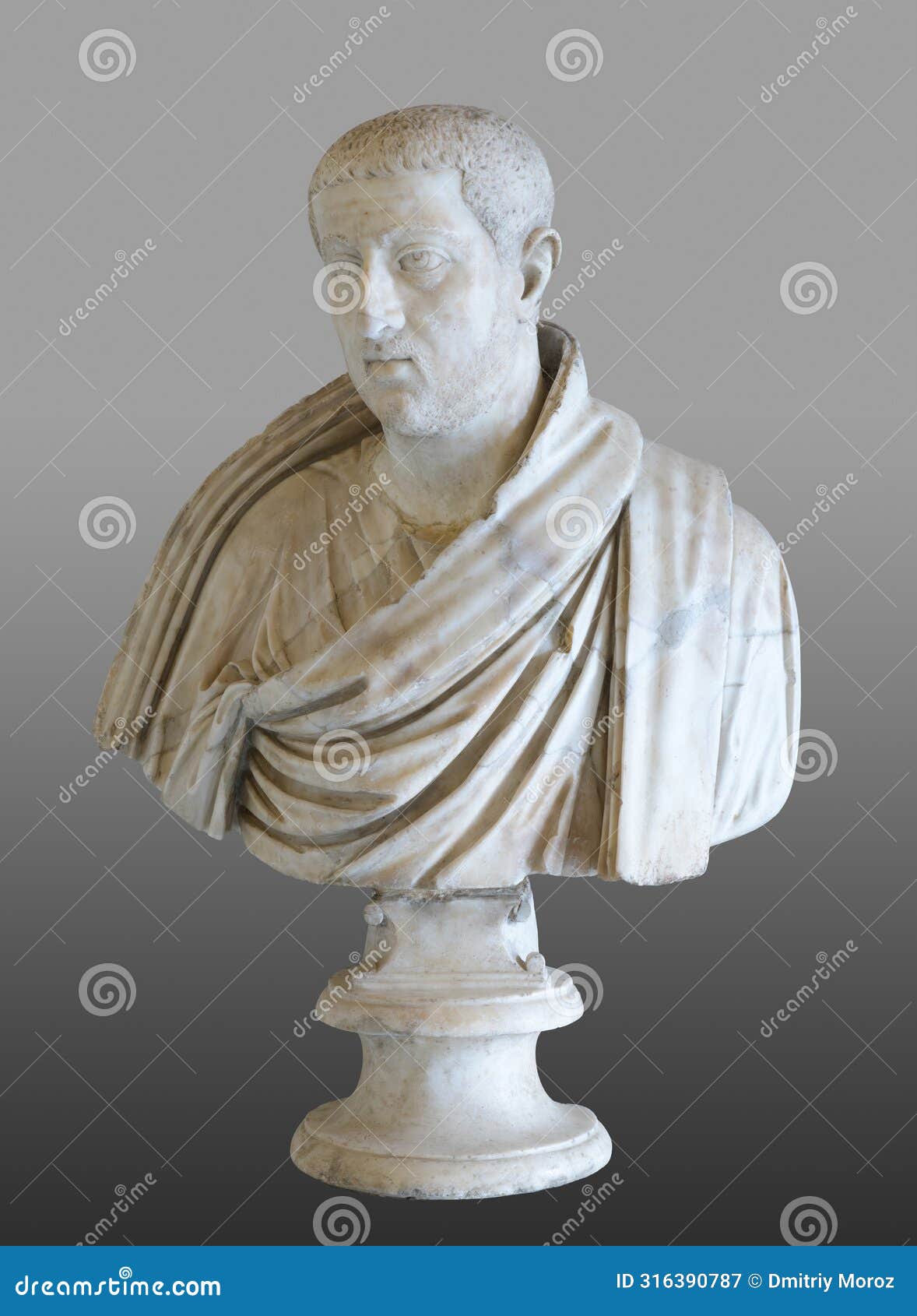 Portrait bust of man stock image. Image of head, monument - 316390787