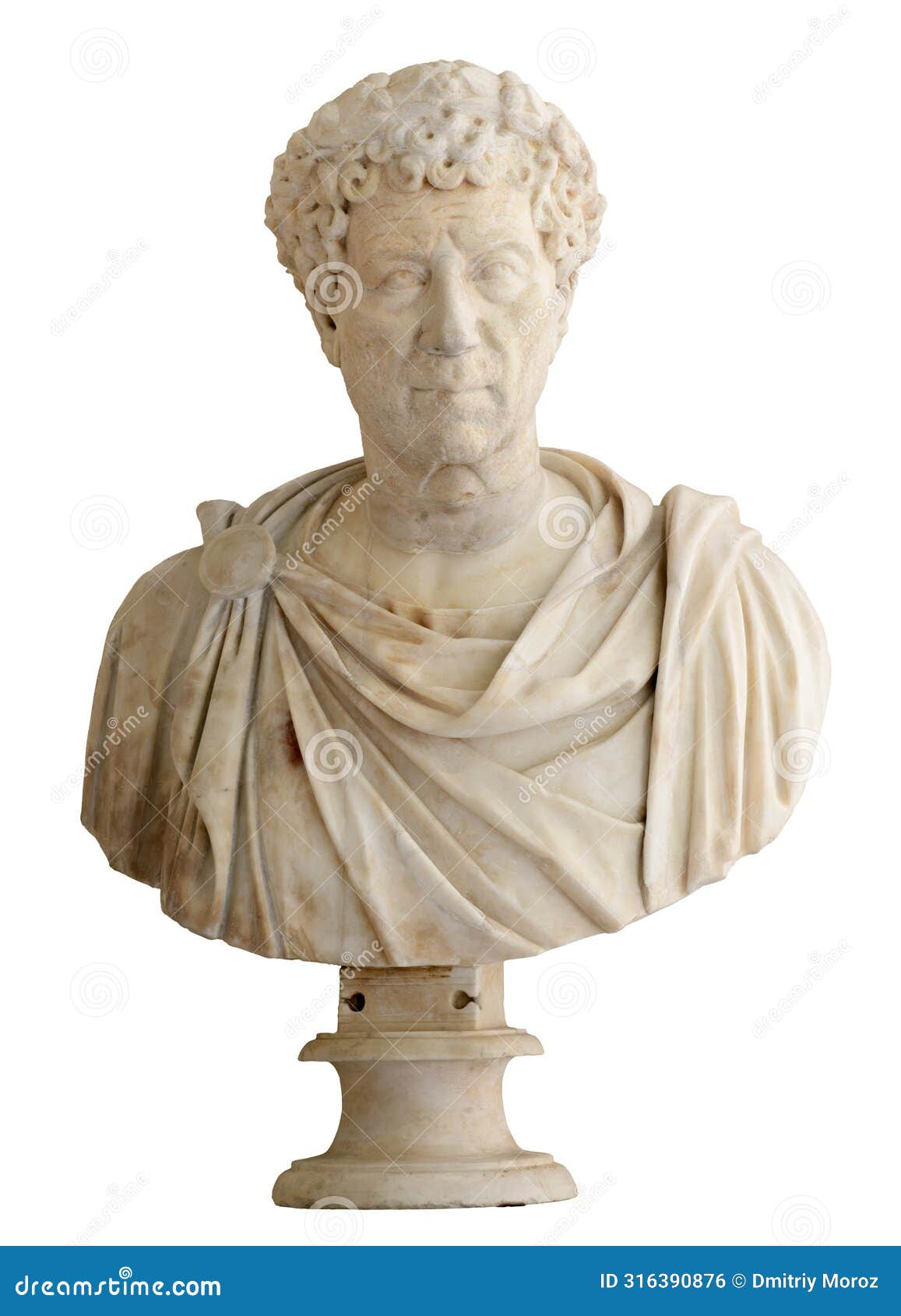 Portrait bust of man stock photo. Image of rome, statue - 316390876