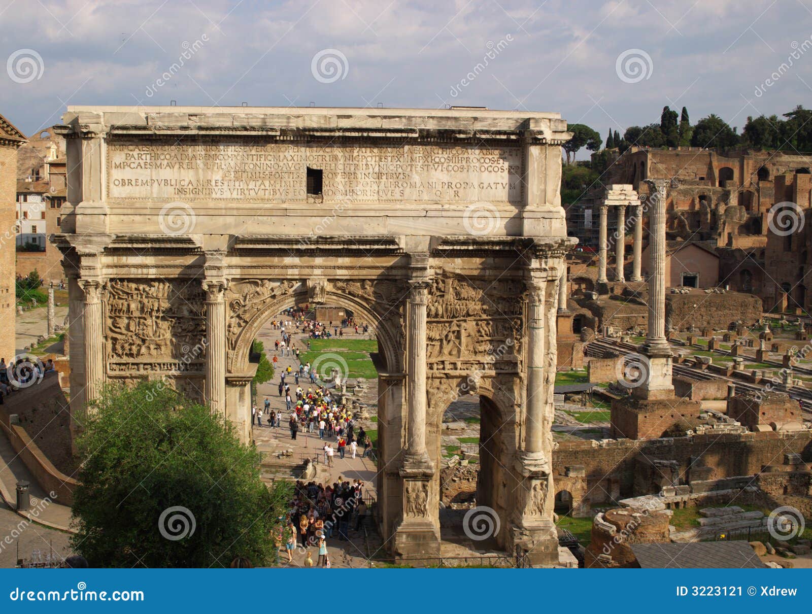 Ancient roman ruines stock image. Image of church, crown - 3223121