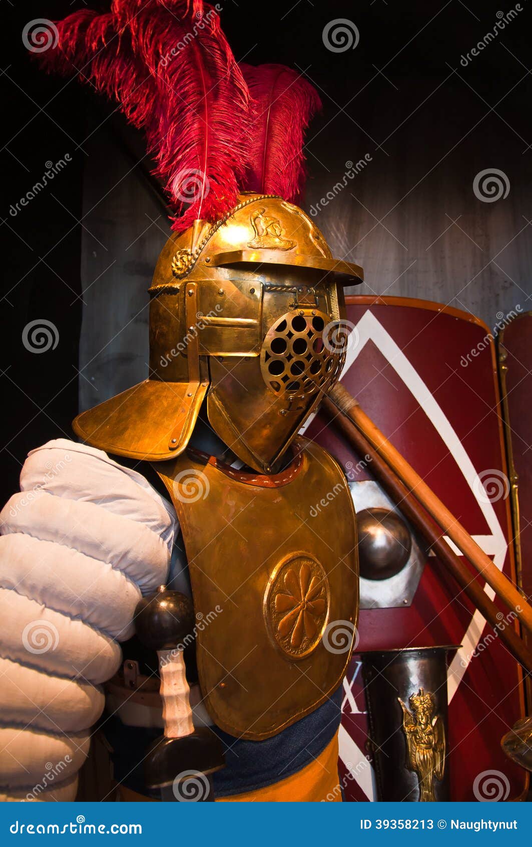 Ancient Roman Soldier Armor Stock Image - Image of military, fighter ...