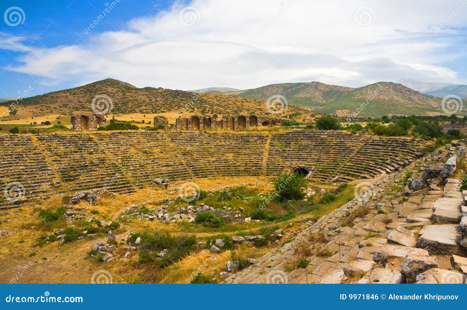 Ancient roman stadium stock photo. Image of indigenous - 9971846
