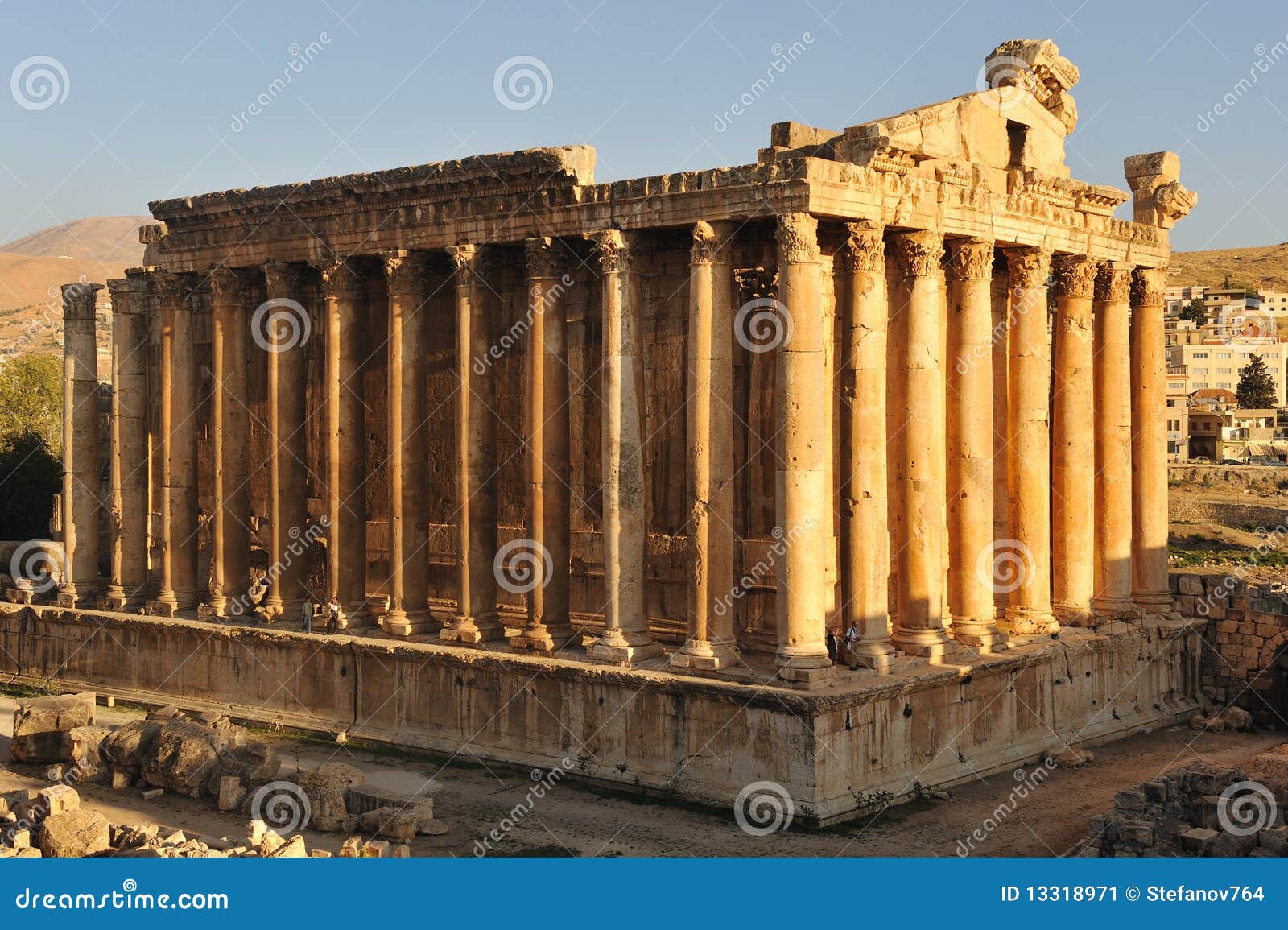 Ancient Roman temple stock image. Image of history, high - 13318971