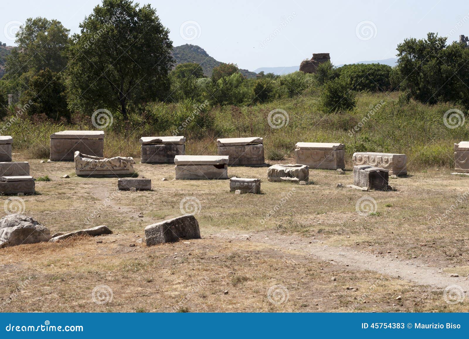 Ancient roman tombs stock image. Image of culture, temple - 45754383