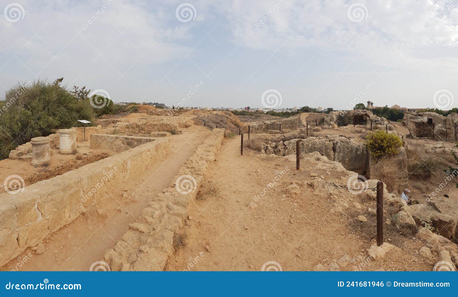 Ancient roman tracks stock photo. Image of badlands - 241681946