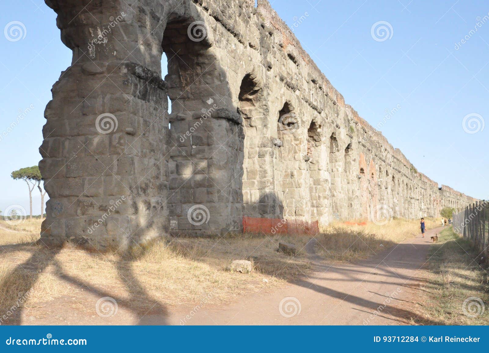 Ancient Roman Viaduct, Rome Stock Photo - Image of roma, arch: 93712284
