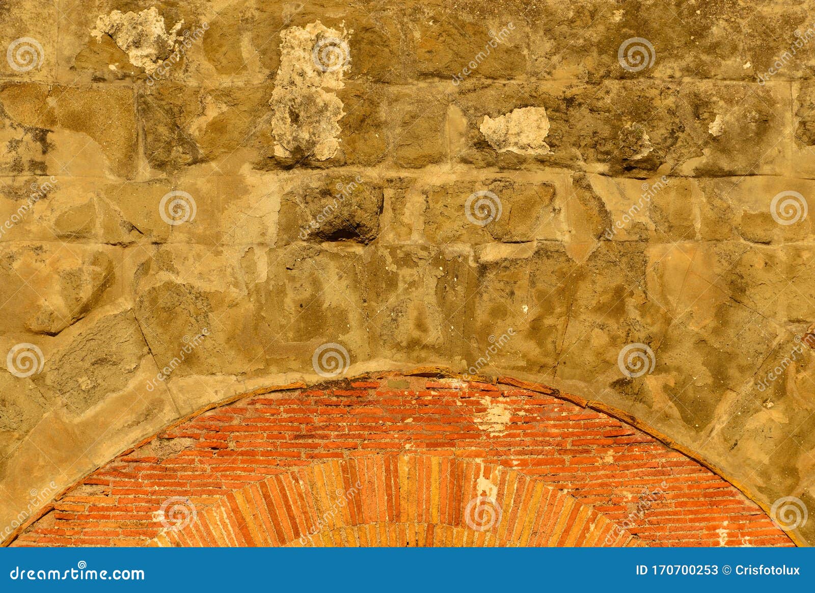 Ancient Roman Wall Background Stock Image - Image of monument, historic ...
