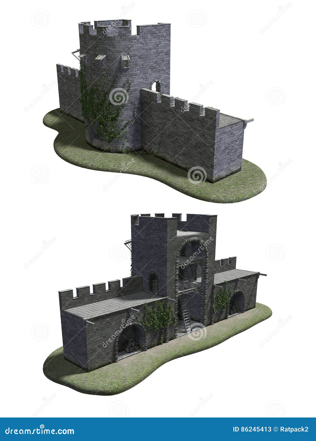 Ancient Roman Watchtower stock image. Image of watchtower - 86245413