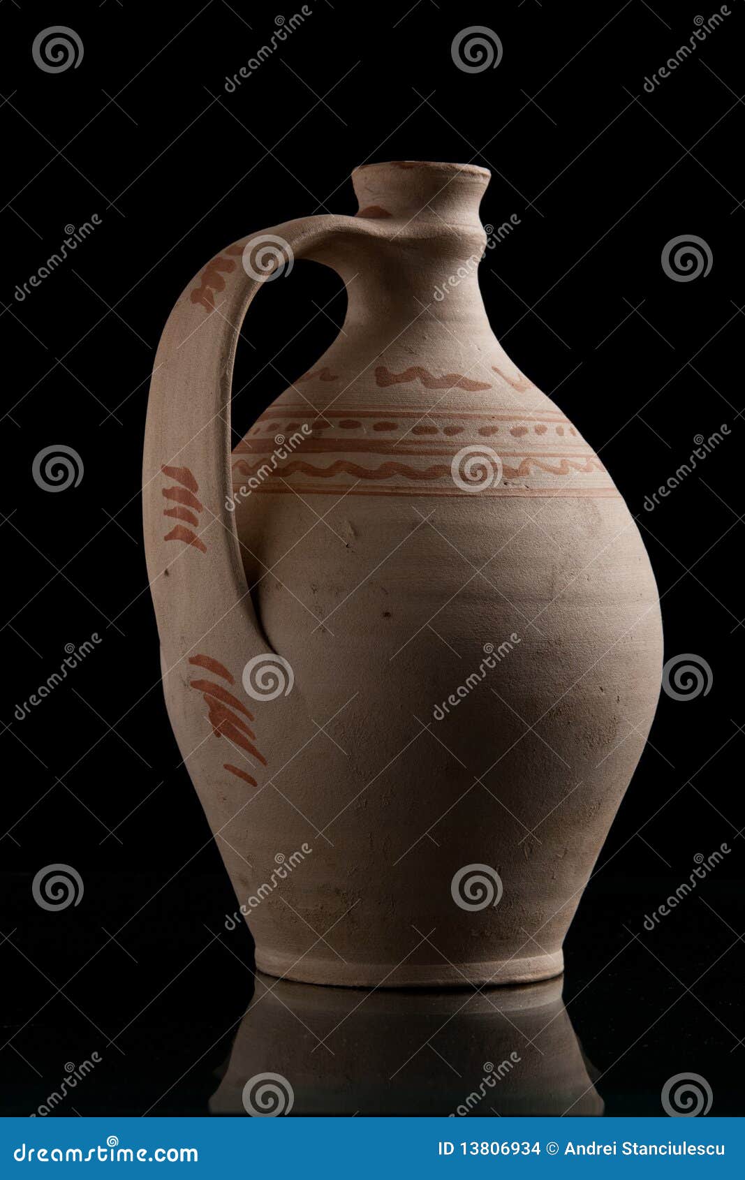 Ancient roman water pot stock photo. Image of clay, brown - 13806934