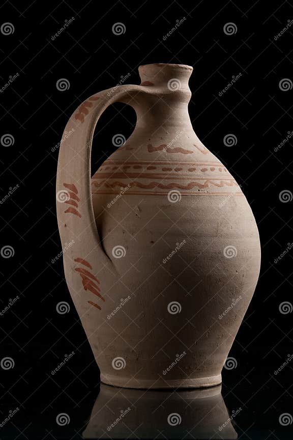 Ancient roman water pot stock photo. Image of clay, brown - 13806934