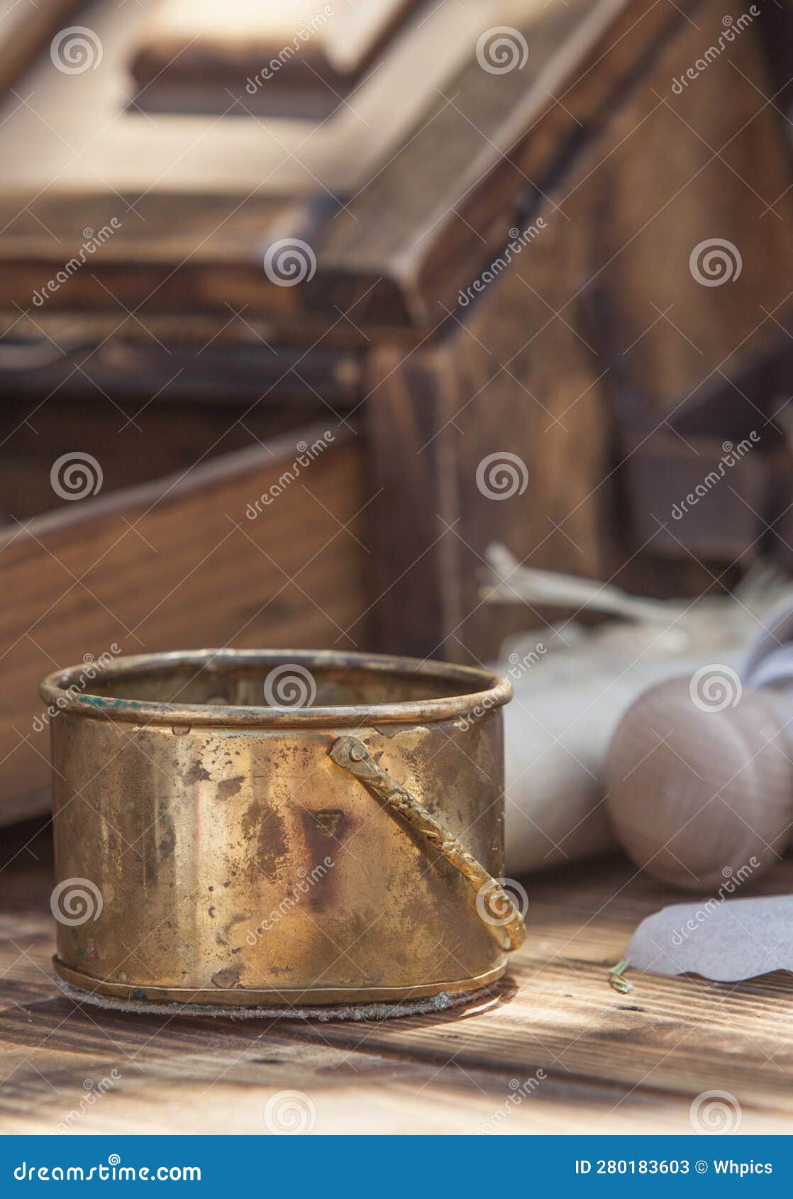 Ancient Roman Writing and Documents Management Implements Stock Image ...