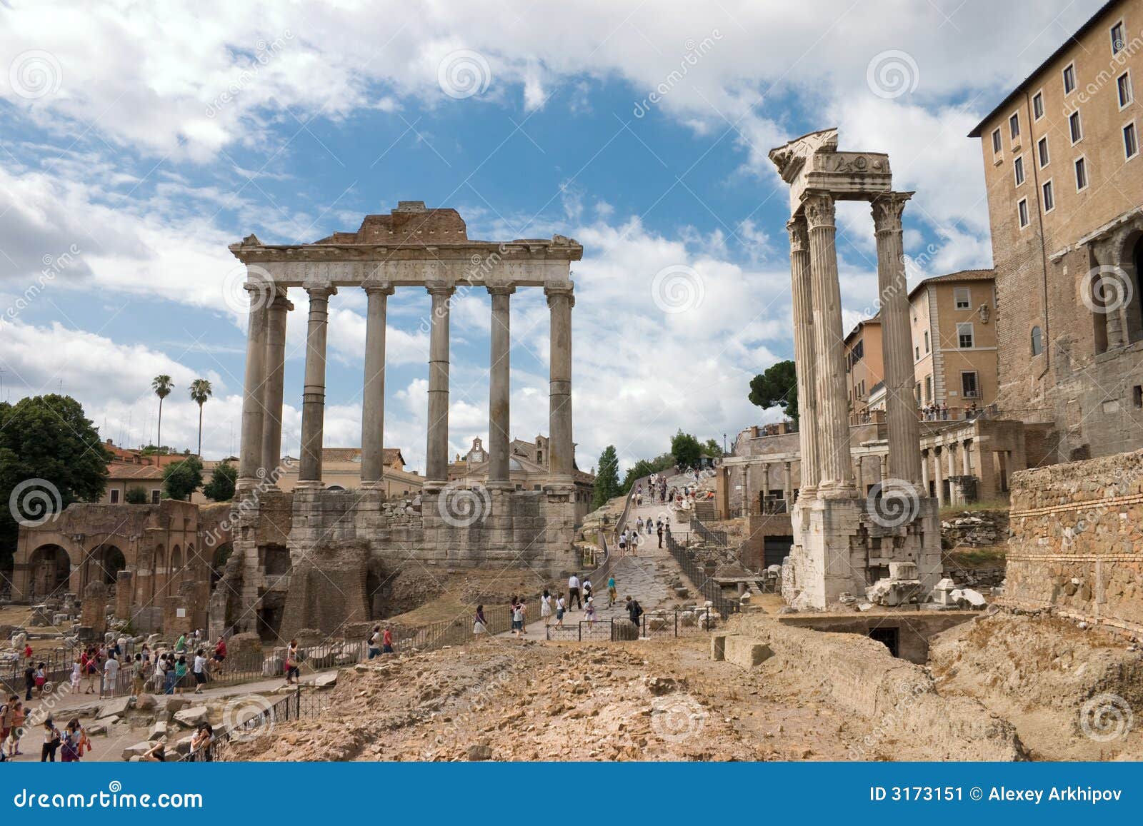 Ancient Rome Forum stock image. Image of caesar, province - 3173151