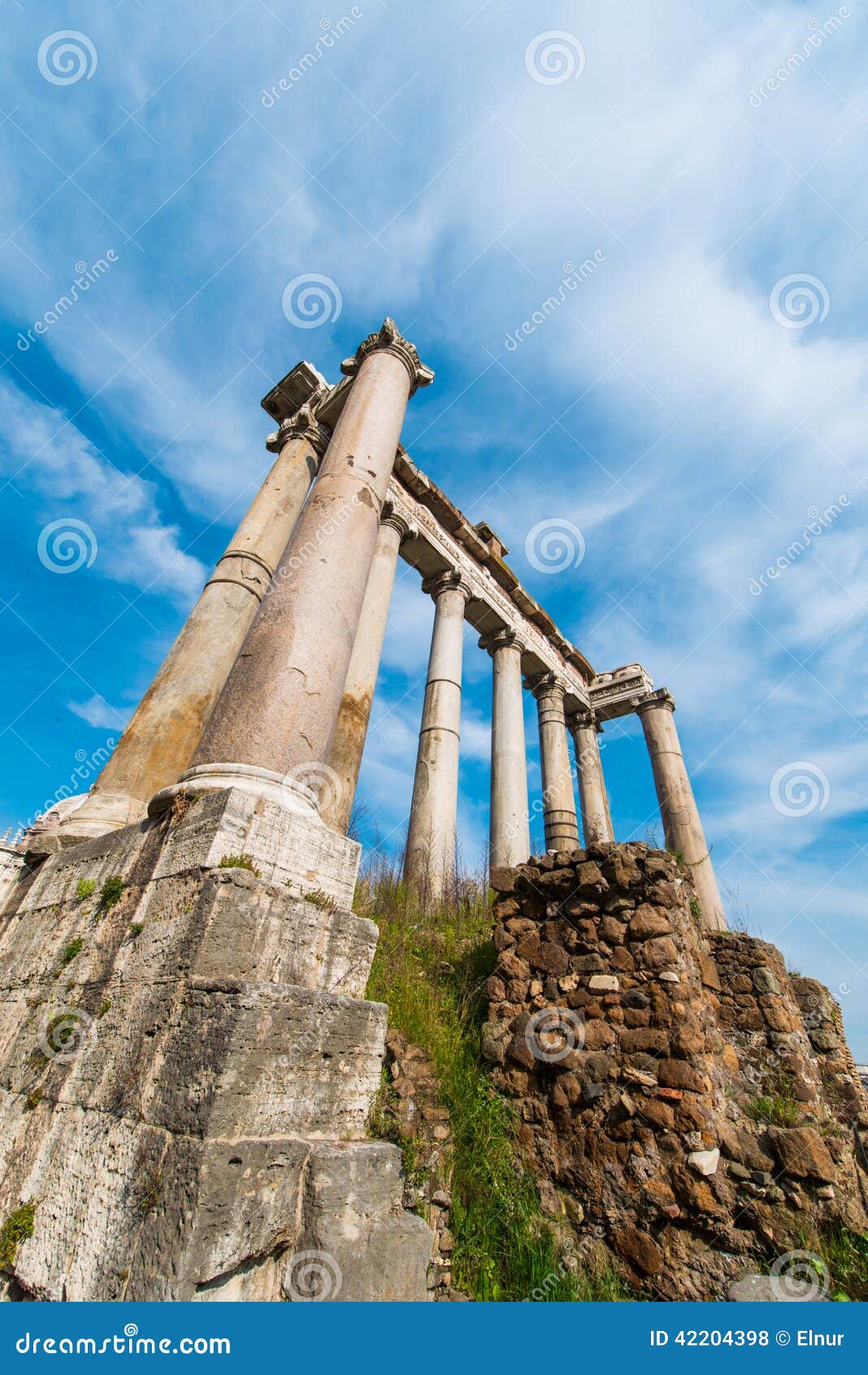 Ancient Rome ruines stock photo. Image of colosseum, arch - 42204398