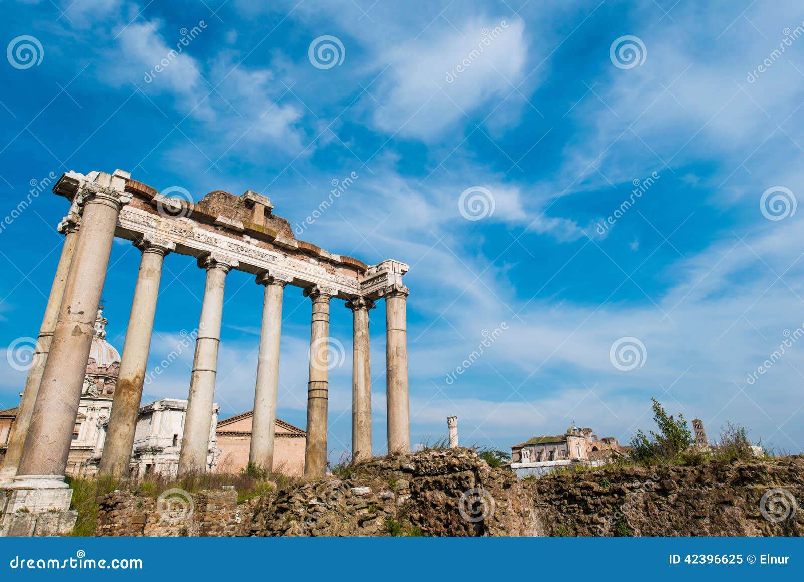 Ancient Rome ruines stock image. Image of rome, empire - 42396625