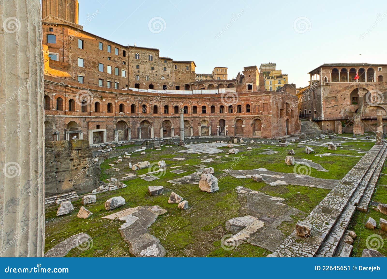 Ancient Rome Ruins stock image. Image of place, structure - 22645651
