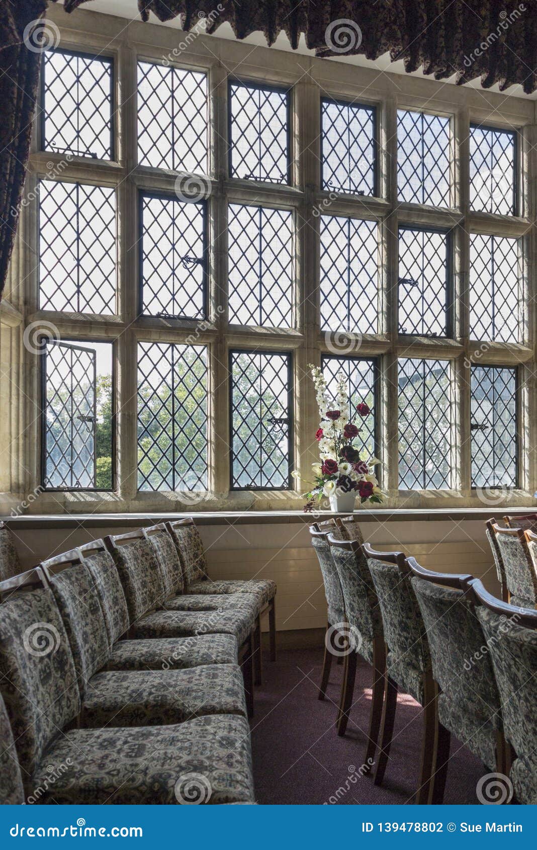 Ancient Room Interior stock photo. Image of indoor, leaded - 139478802