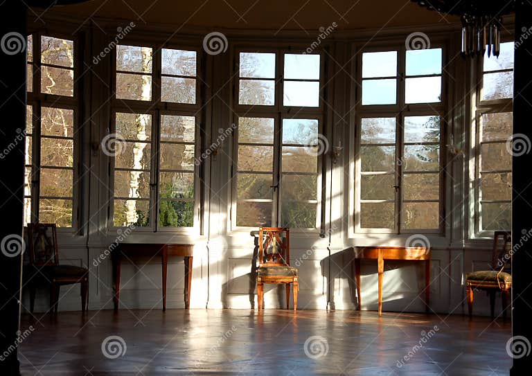 Ancient room with window stock image. Image of floor, decorate - 5118579