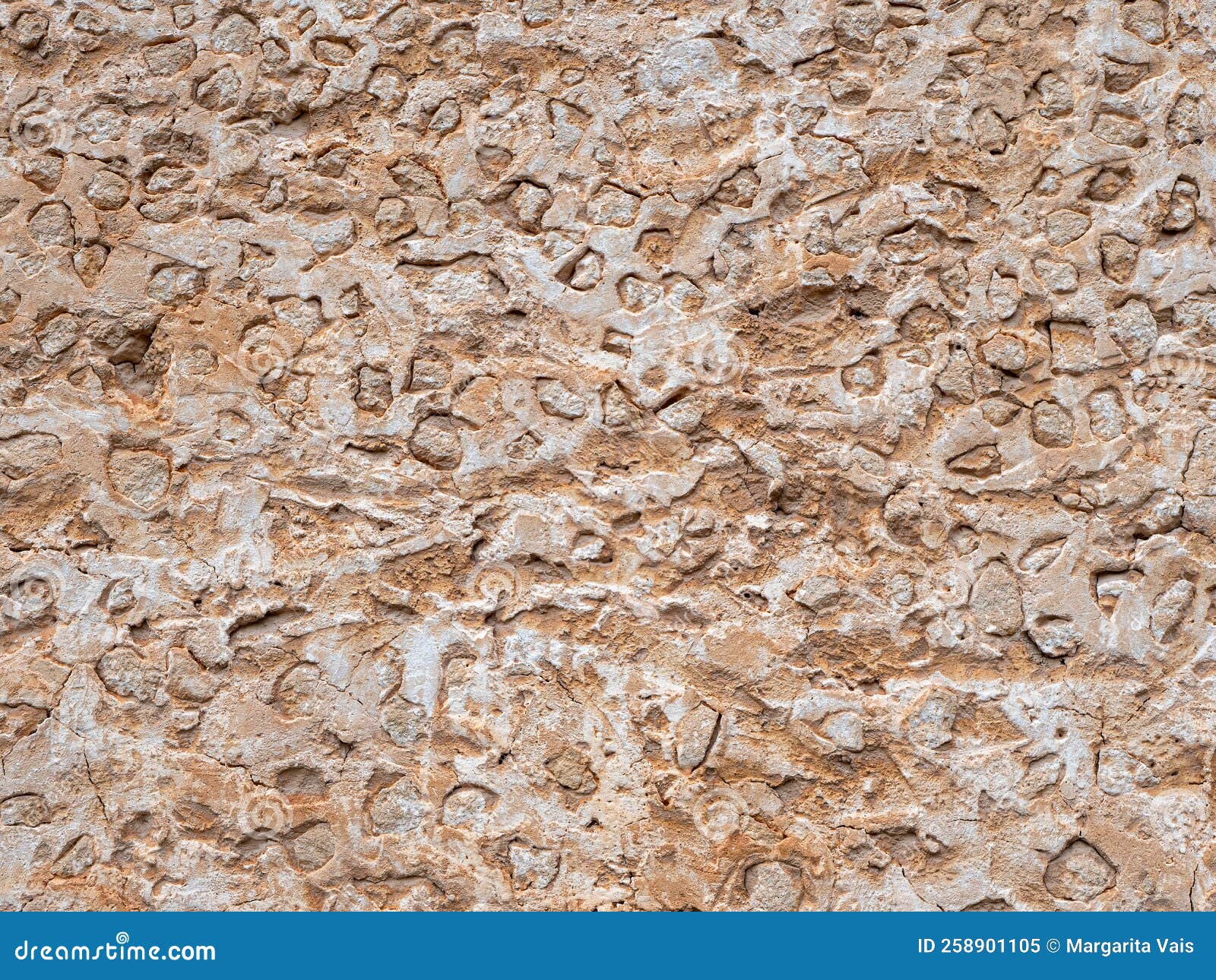 Ancient Rough Beige Stone Wall Grunge Texture Stock Image - Image of ...