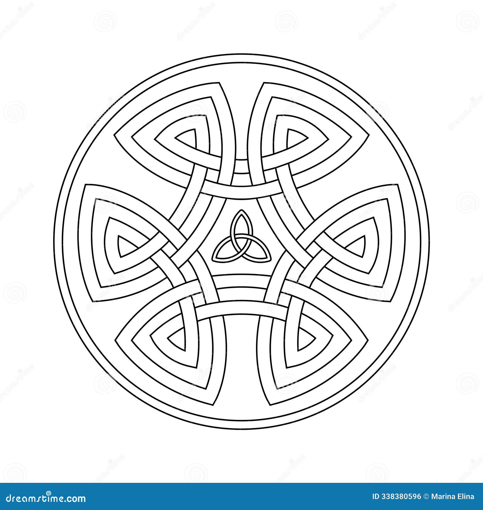 Ancient Round Amulet, Pendant Royalty-Free Stock Image | CartoonDealer ...