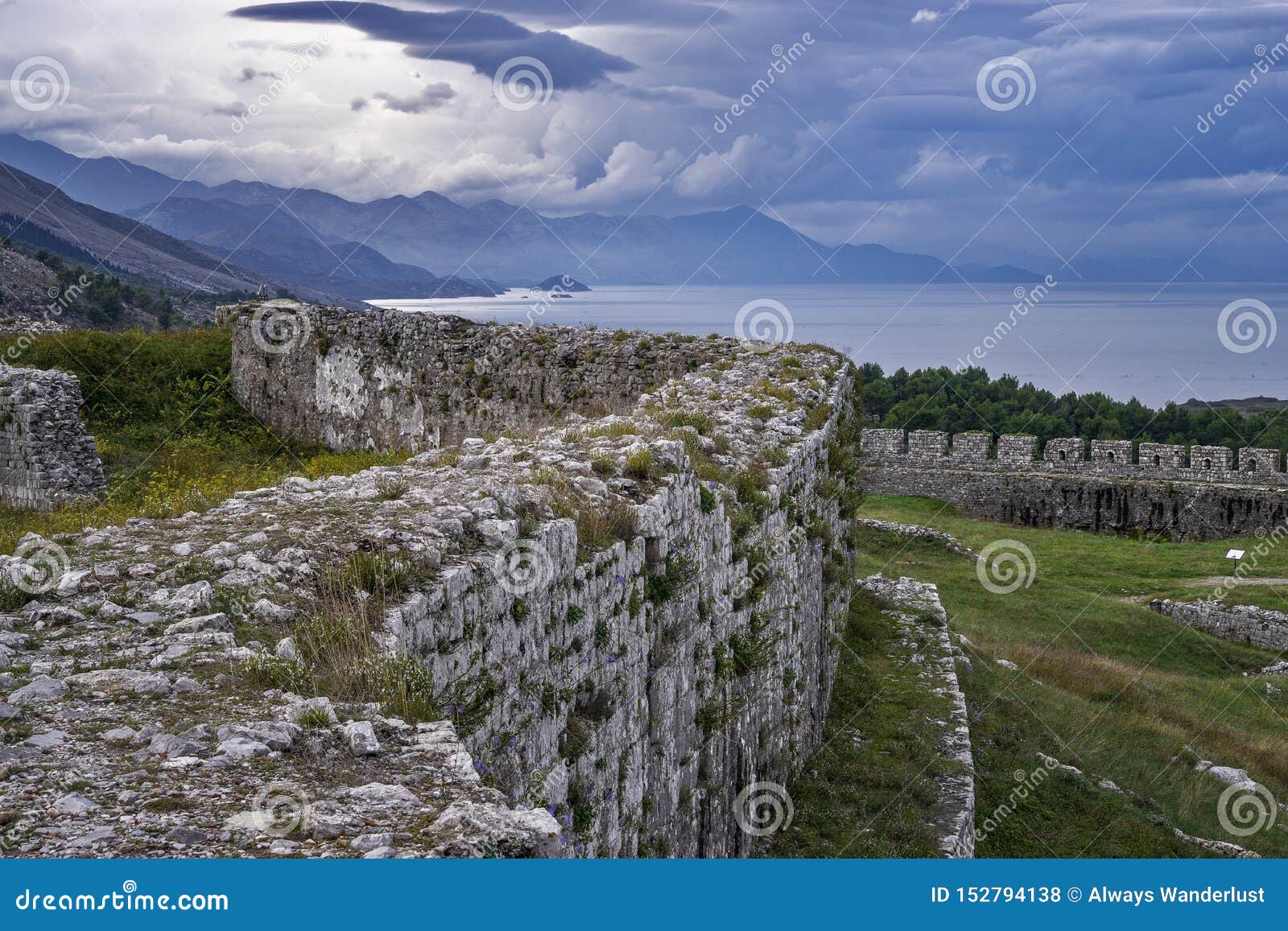 The Ancient Rozafa Castle in Shkoder Albania Stock Photo - Image of ...