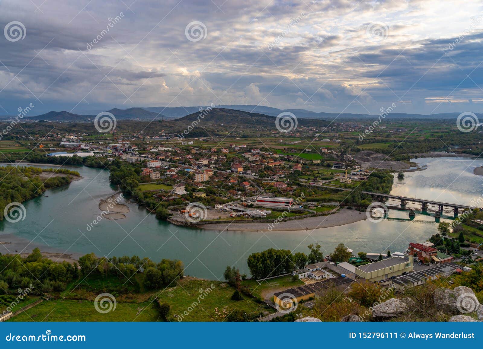 The Ancient Rozafa Castle in Shkoder Albania Stock Image - Image of ...