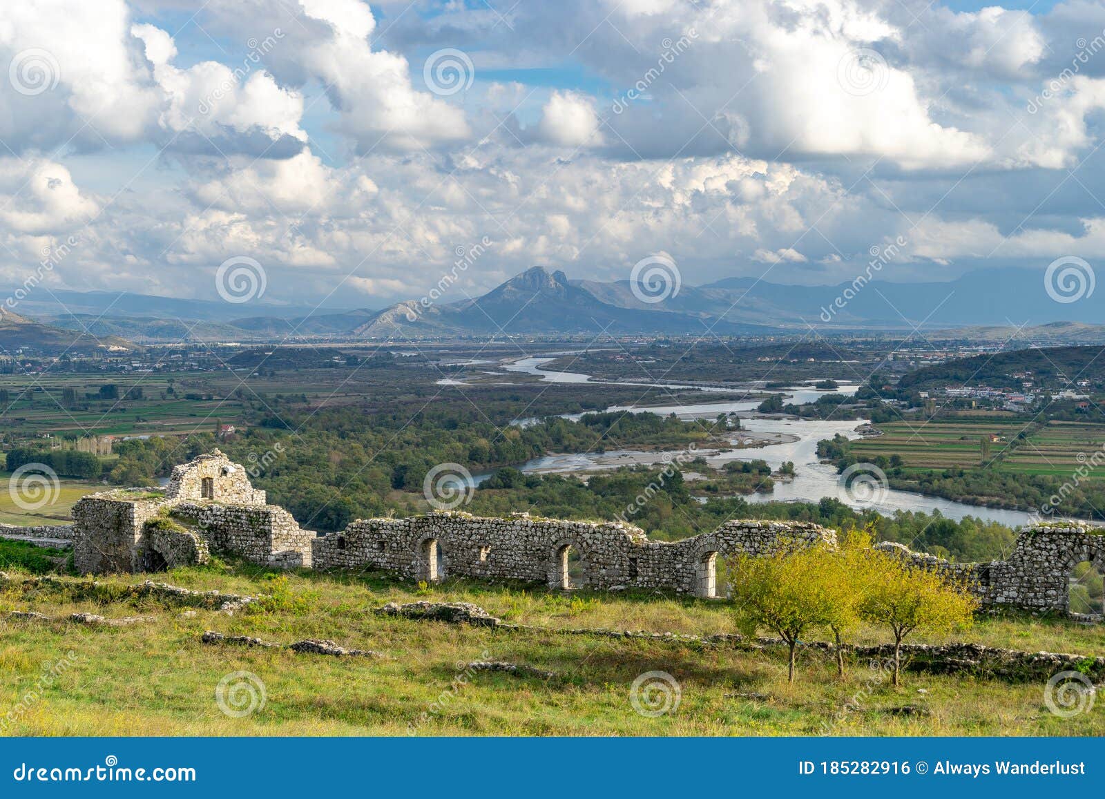 The Ancient Rozafa Castle in Shkoder Albania Stock Photo - Image of ...