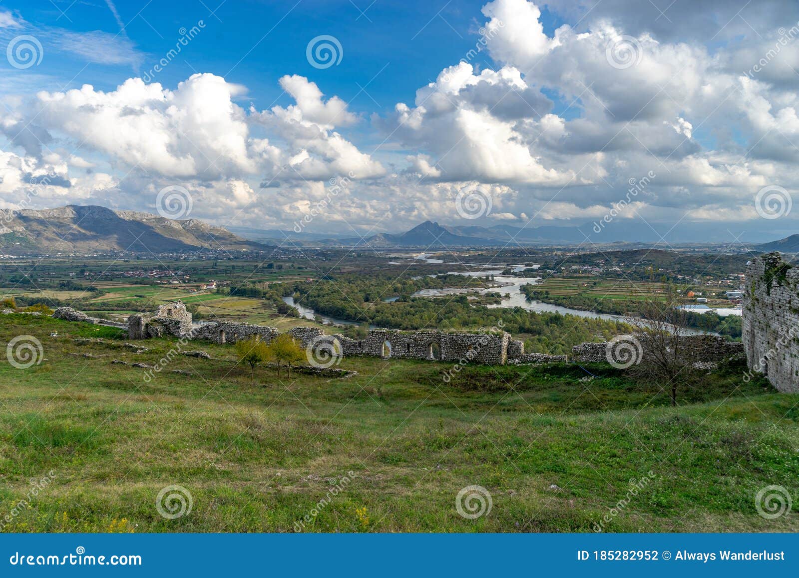 The Ancient Rozafa Castle in Shkoder Albania Stock Photo - Image of ...