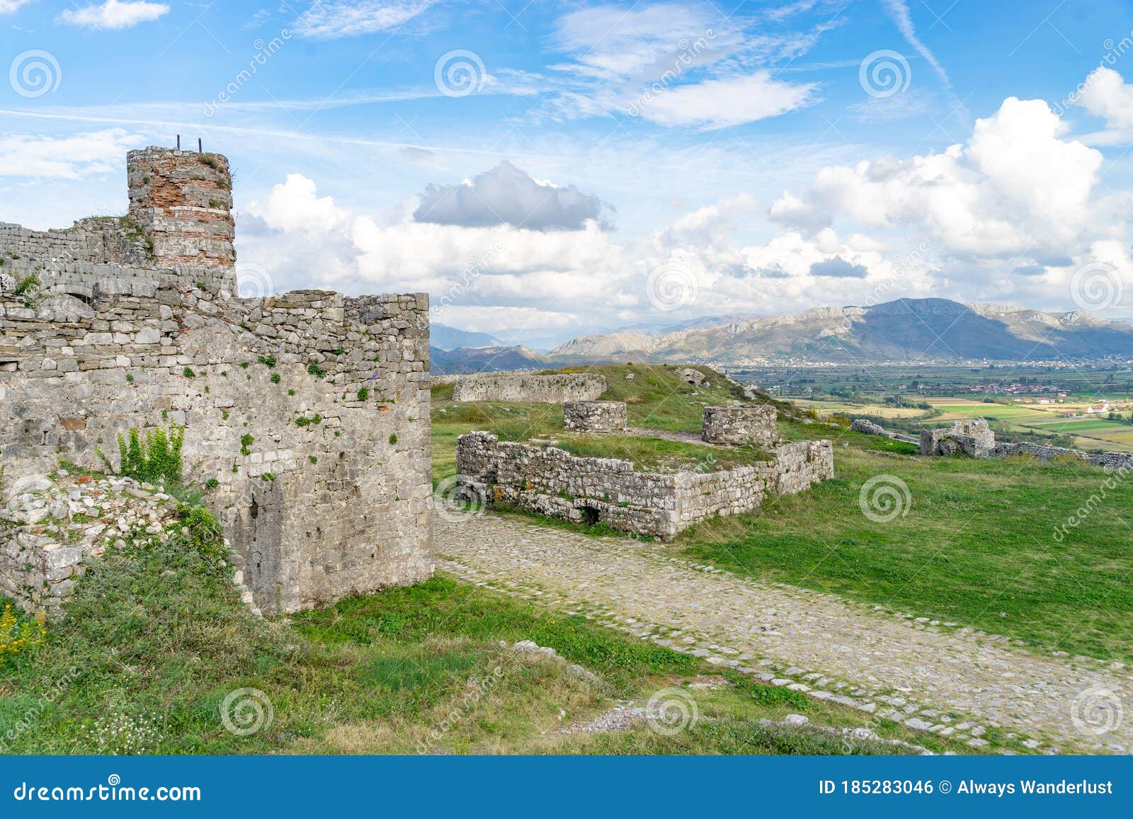 The Ancient Rozafa Castle in Shkoder Albania Stock Photo - Image of ...