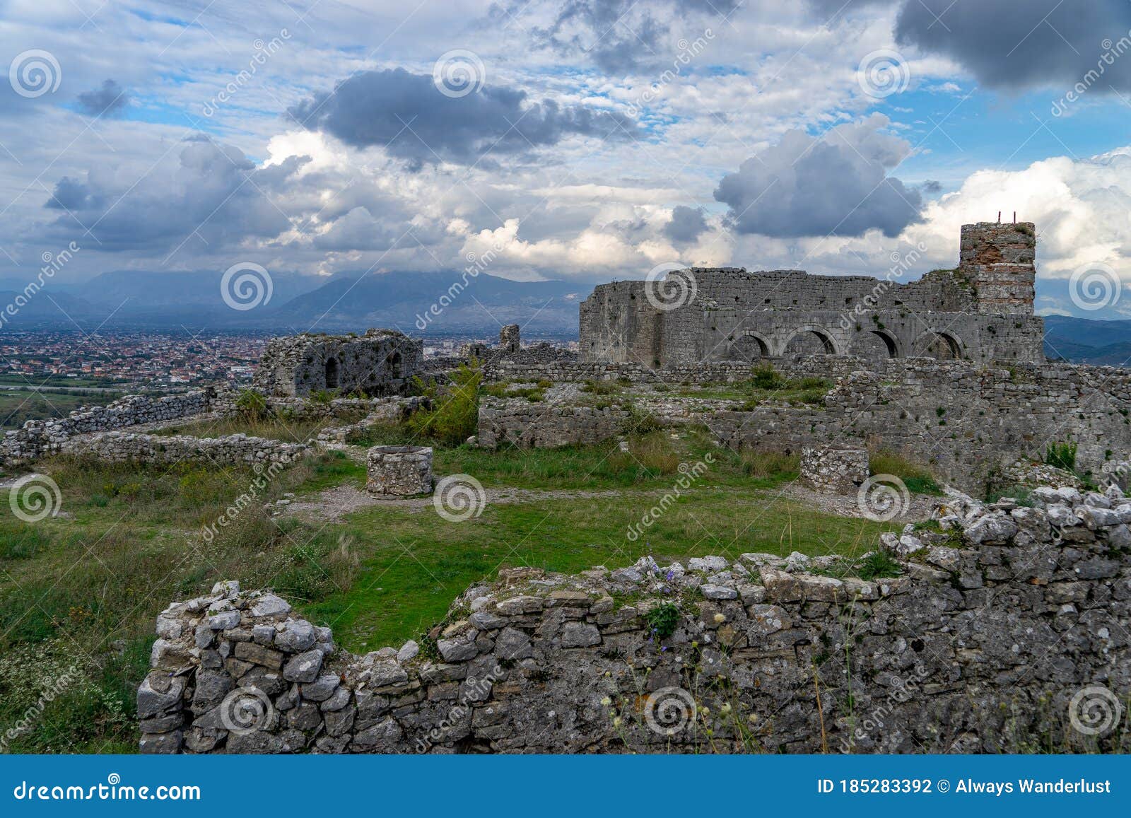 The Ancient Rozafa Castle in Shkoder Albania Stock Photo - Image of ...