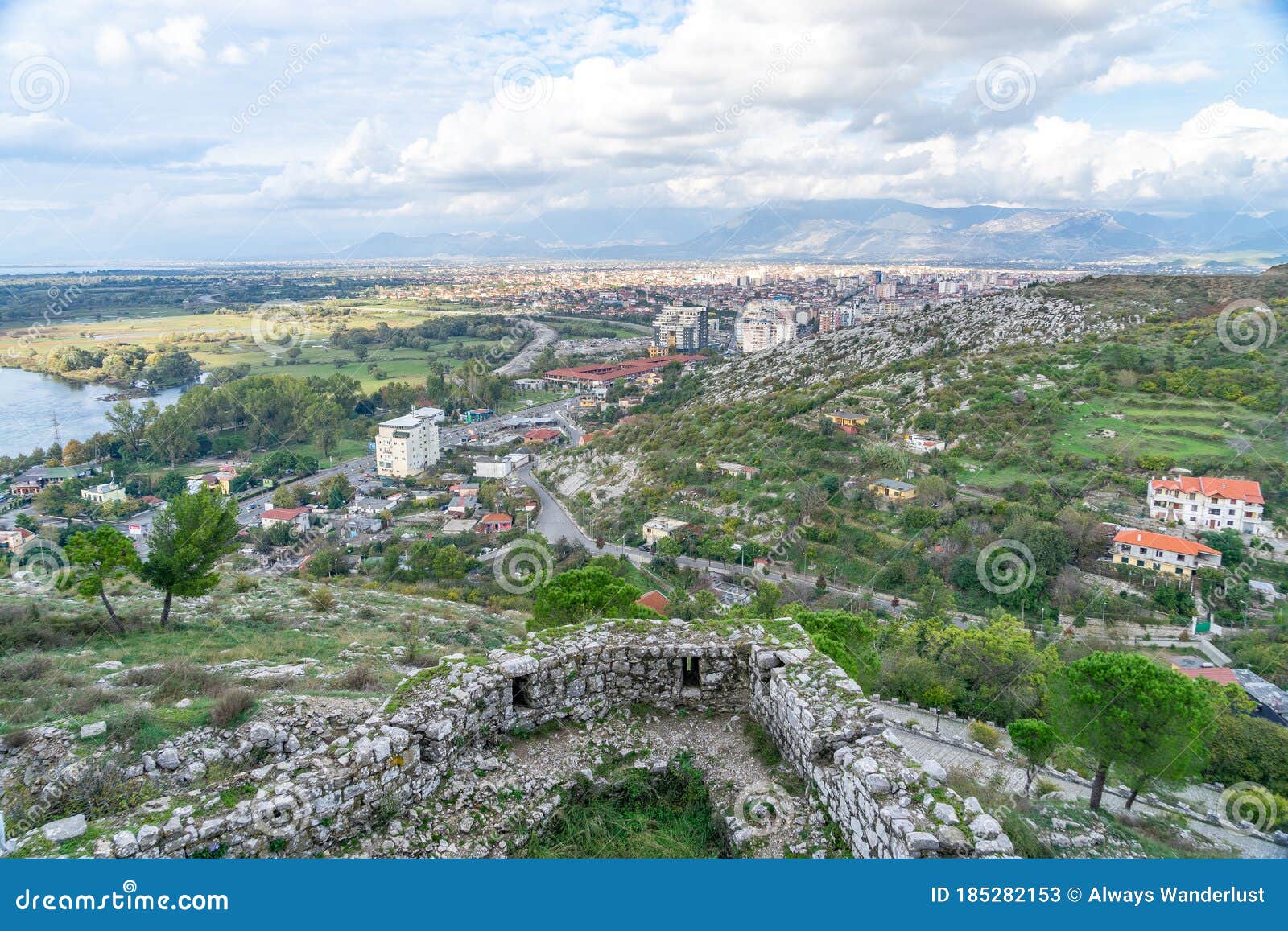 The Ancient Rozafa Castle in Shkoder Albania Stock Image - Image of ...