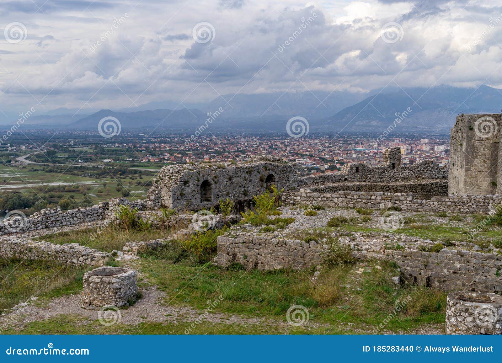 The Ancient Rozafa Castle in Shkoder Albania Stock Photo - Image of ...