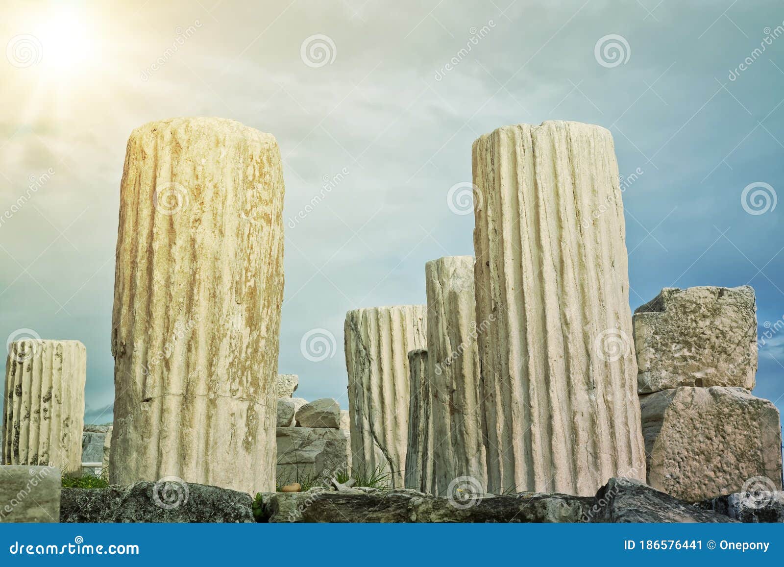 Athen`s Ancient Rubble stock image. Image of greek, acropolis - 186576441