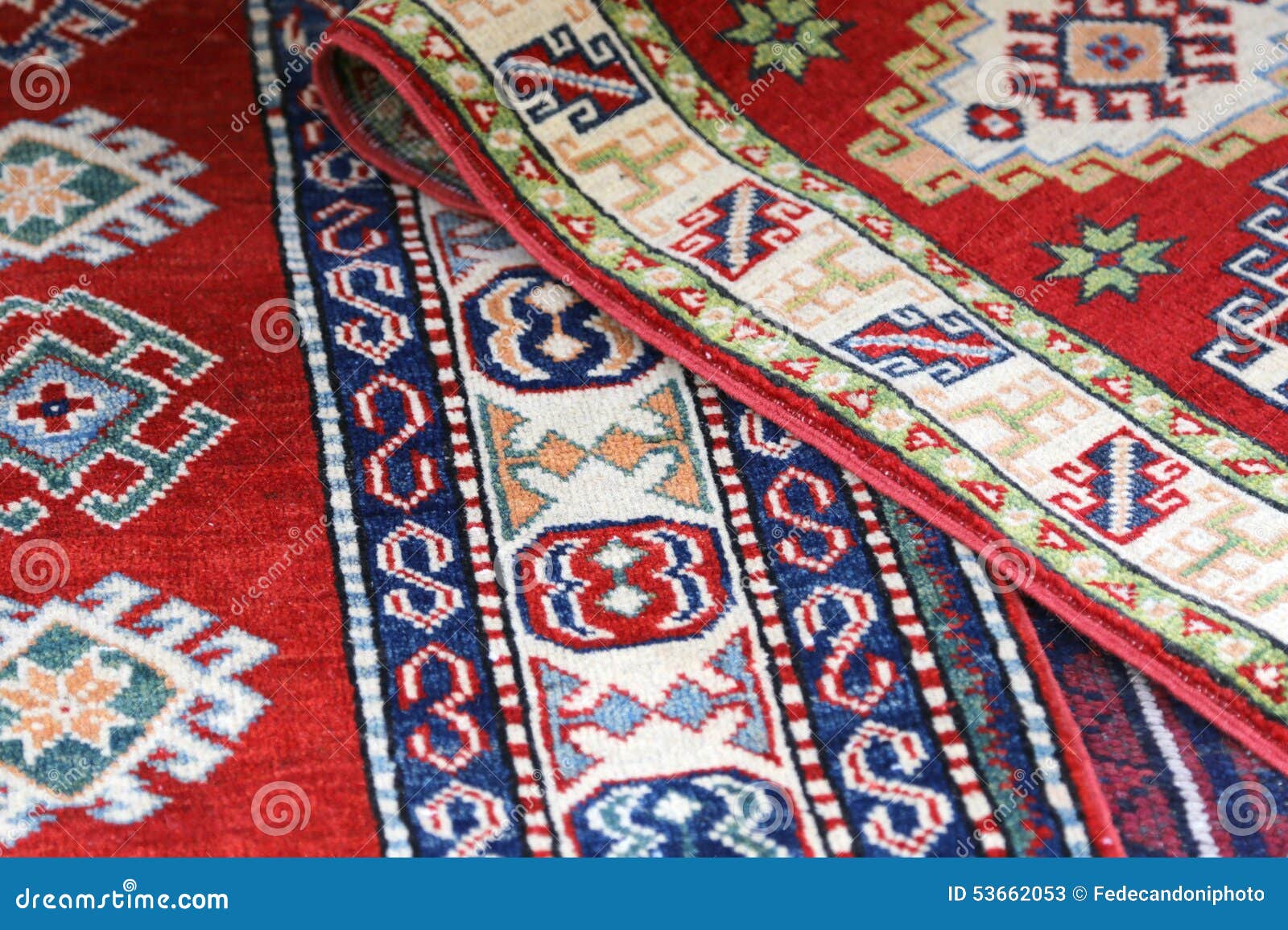 Ancient Rugs Handmade Textile Frame Stock Image - Image of precious ...