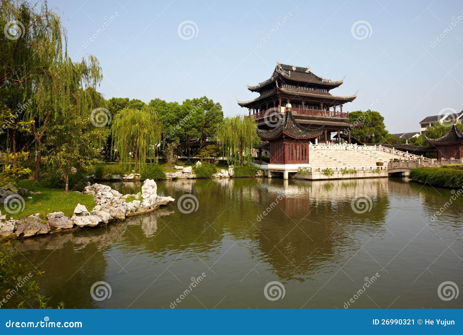 Ancient Ruigang Pagoda stock image. Image of oriental - 26990321