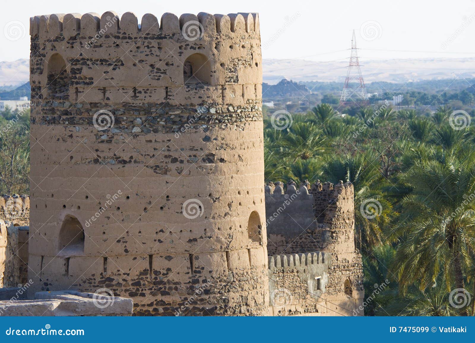 Ancient Ruins at Al Mudayrib in Oman Stock Image - Image of historical ...