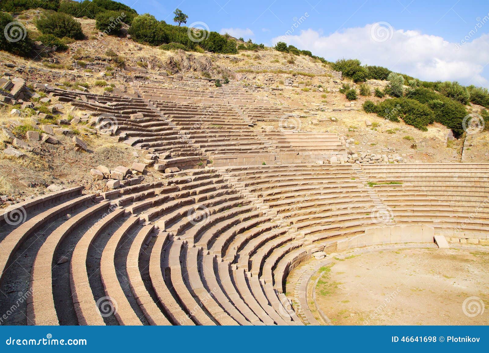 The Ancient Ruins of Assos. Stock Photo - Image of aegean, place: 46641698