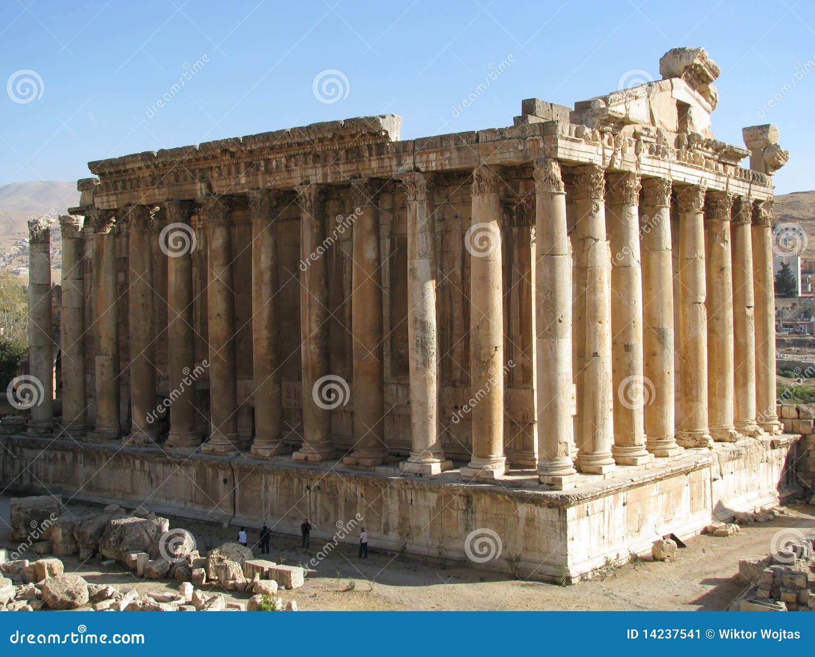 Ancient Ruins in Baalbeck, Lebanon Stock Image - Image of baalbak ...
