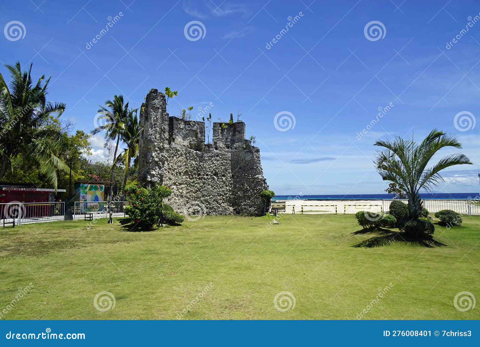 Ancient Ruins of the Barracks of Oslob Editorial Photo - Image of ...