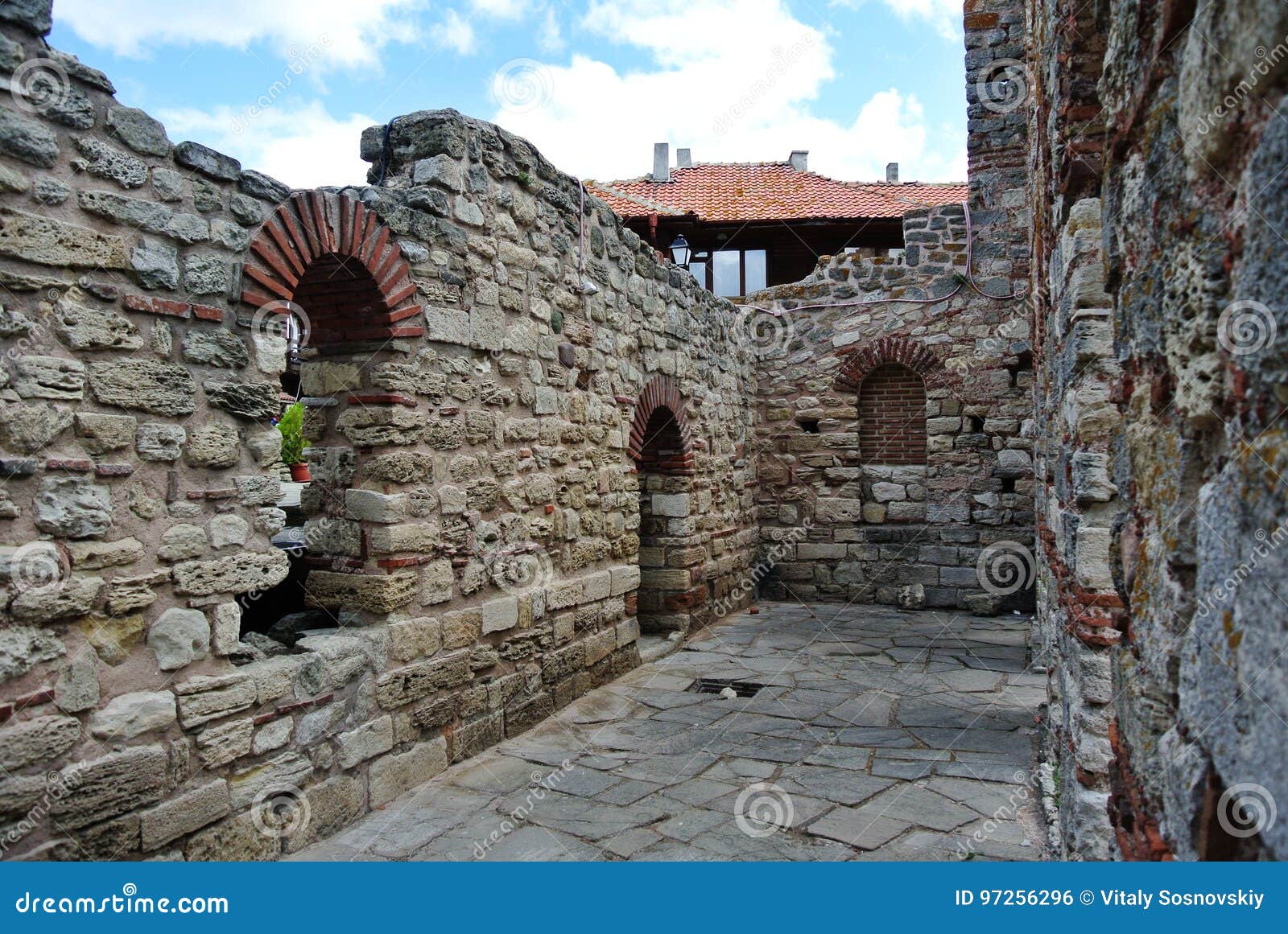 Ancient ruins in Bulgaria stock photo. Image of landscape - 97256296