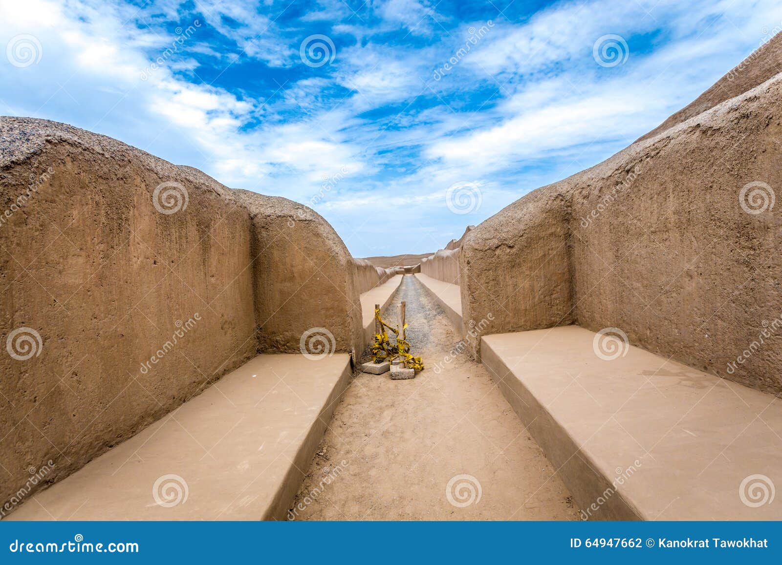 The Ancient Ruins of Chan Chan in Peru Stock Photo - Image of travel ...